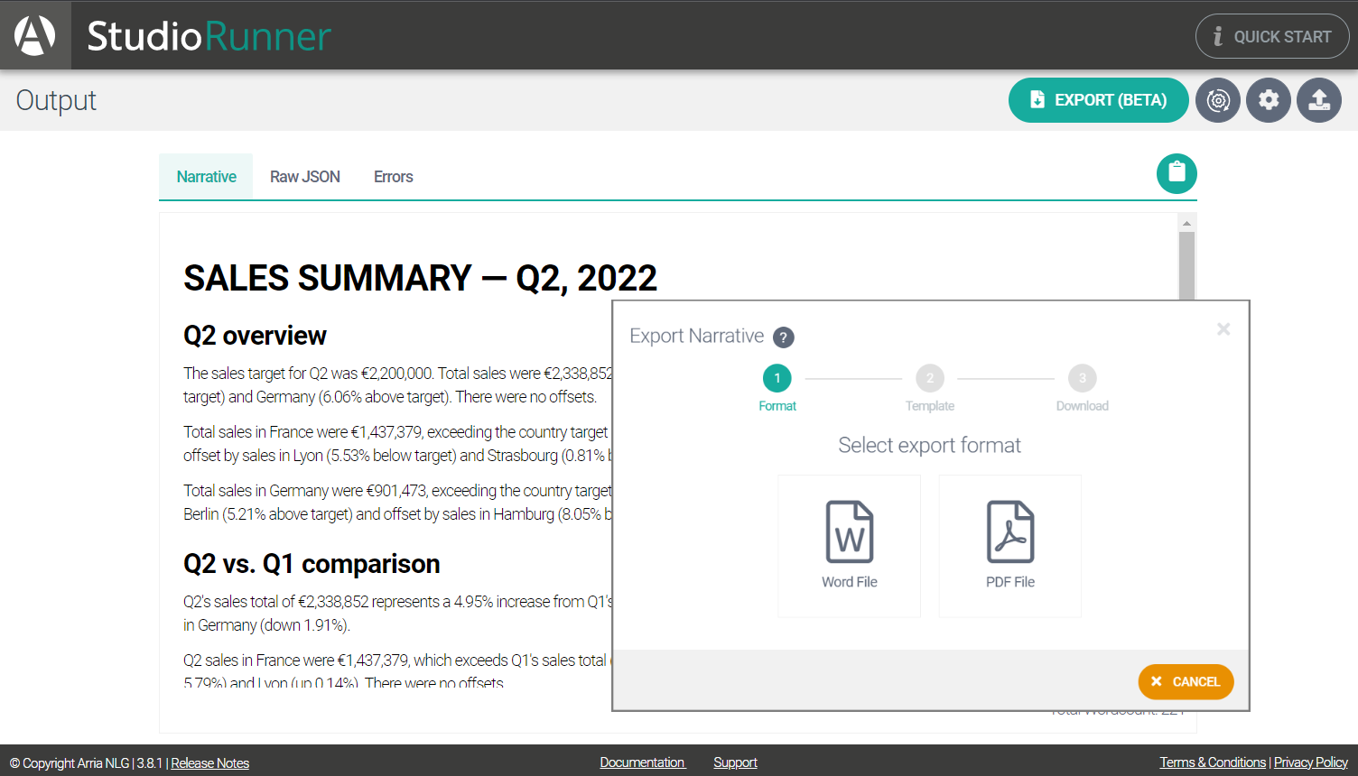 Studio 3.8: Accelerate your reporting workflow with expanded export ...